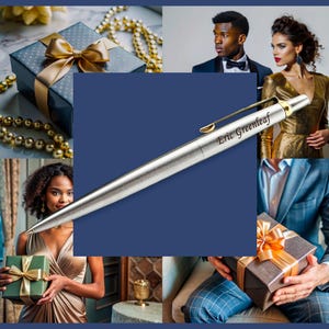 Engraved Luxury Parker Pen Set, Custom Fancy Pen, Luxury Pens for ...