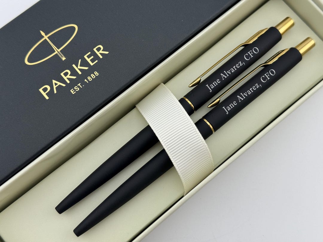 Custom Engraved Parker Classic Ballpoint Pen, Chief Executive Gift ...