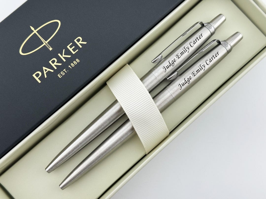 Custom Parker Pen Set for Lawyer Gift, Gift for Judge, Administrative ...
