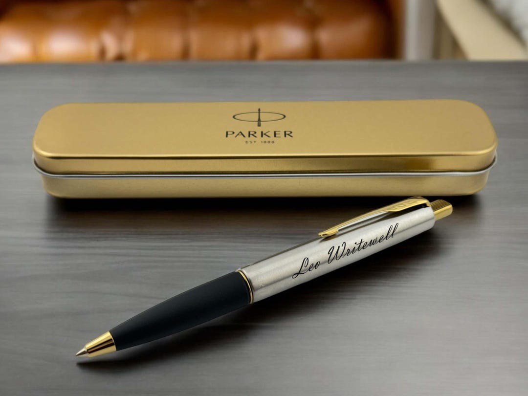 Personalized Parker Pen in Box, Custom Ballpoint Parker Pen, Engraved ...