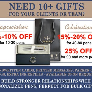 Custom Engraved Parker Classic Ballpoint Pen, Chief Executive Gift ...