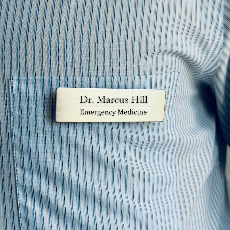 Doctor Name Tag - Etsy