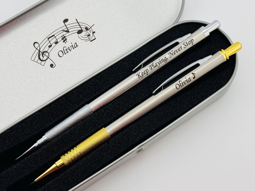 Engraved Mechanical Pencil Set - Gift for Music School Graduate, Gift ...