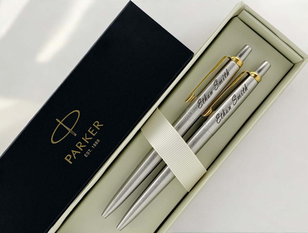 Engraved Luxury Parker Pen Set, Custom Fancy Pen, Luxury Pens for ...