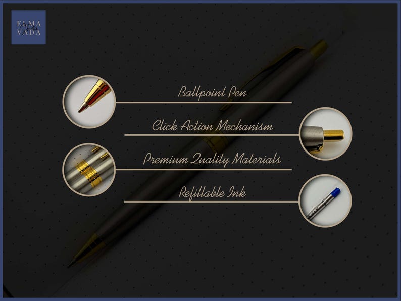 Custom Premium Parker Pen Set, Engraved Parker Aster Pens, Luxury Pens ...