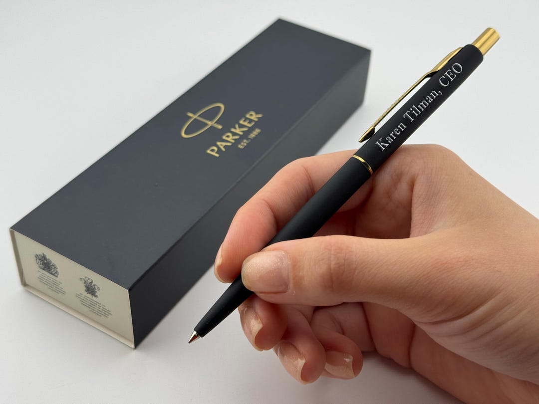 Custom Engraved Parker Classic Ballpoint Pen, Chief Executive Gift ...