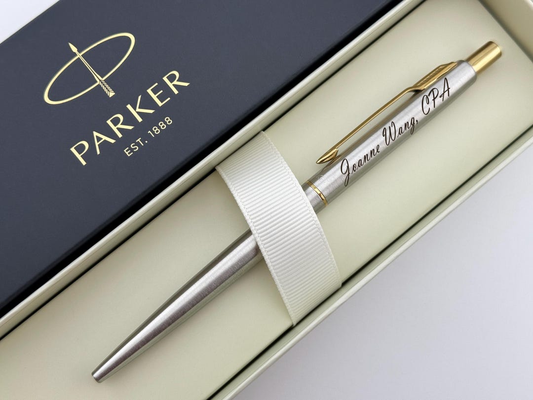 Custom Engraved Parker Classic Pen, Finance Professional Gift ...