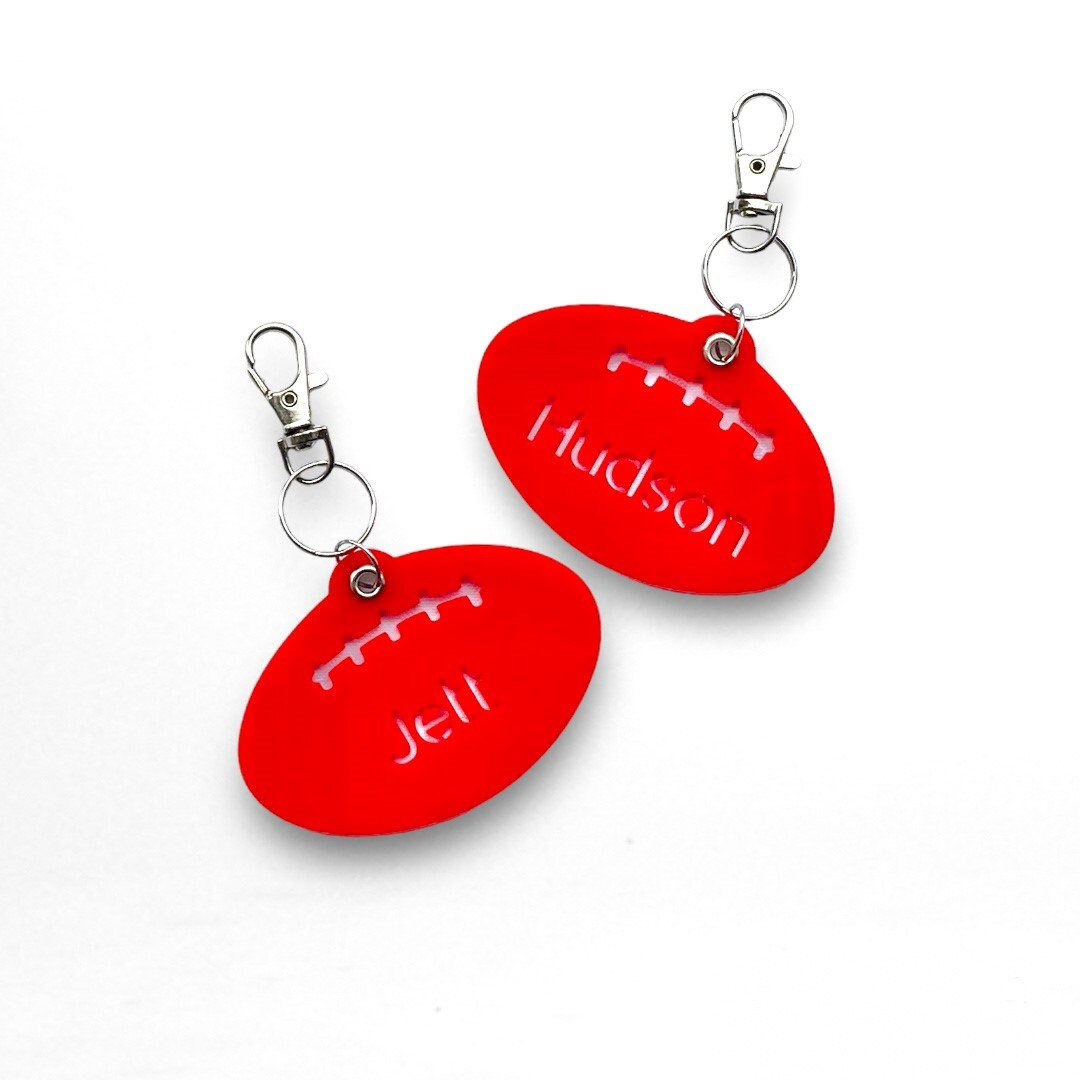 Personalised Football Keyring - Afl Footy Keyring - Afl Football Key ...