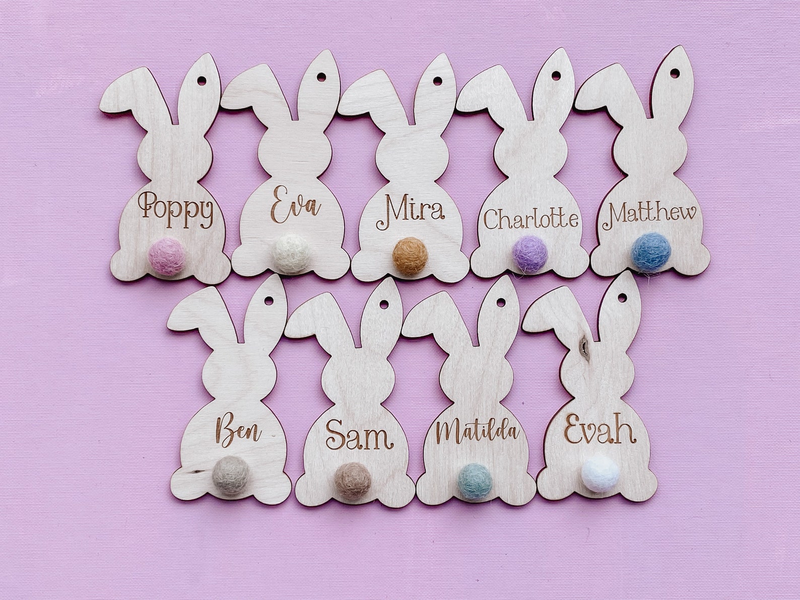 Personalised Easter Bunny Gift Tag - Personalised Easter Gift Tag ...