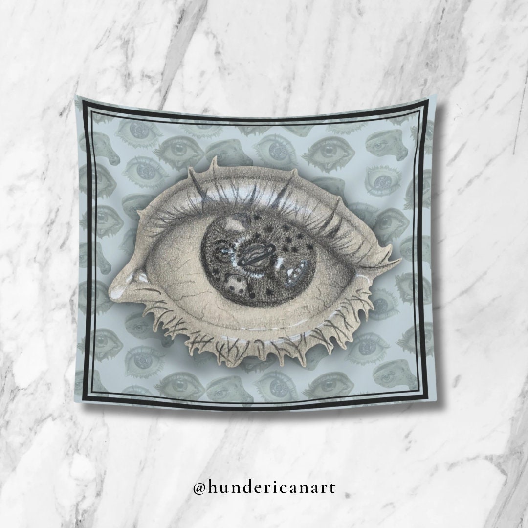 Eye Study Wall Tapestry Wall Art Eyeballs Wall Decor - Etsy