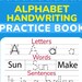 Alphabet Handwriting Practice Book - Etsy