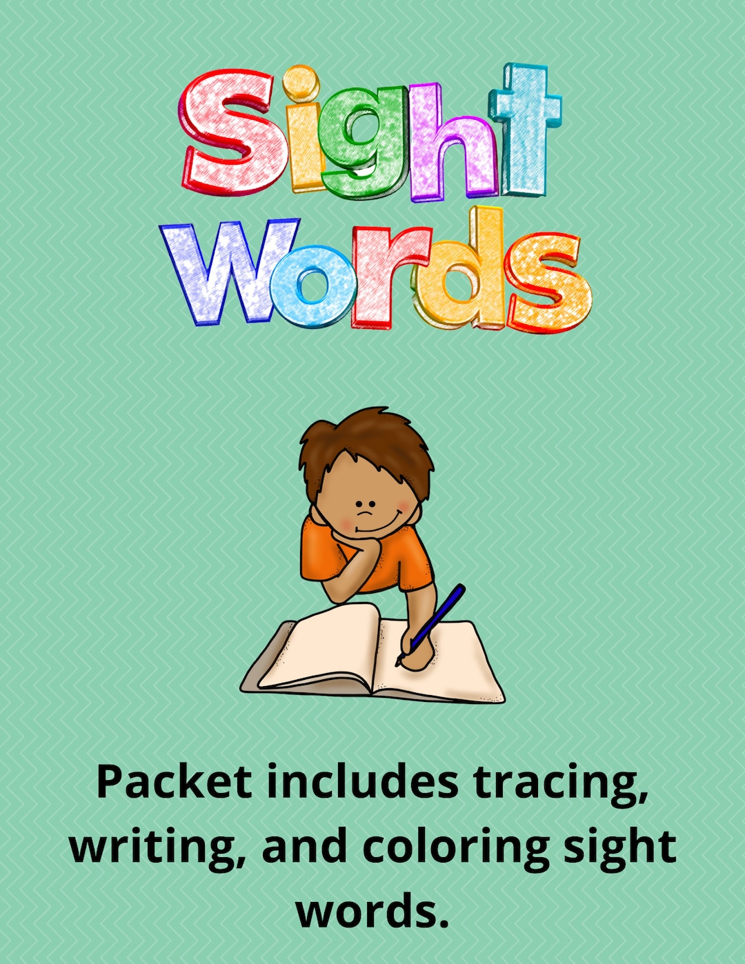 Sight Word Sheets - Etsy