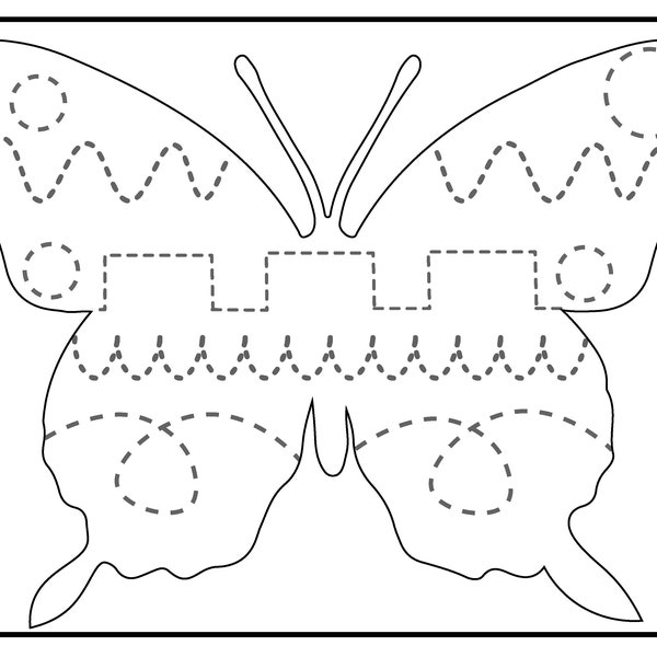 Butterfly Tracing Sheets - Etsy