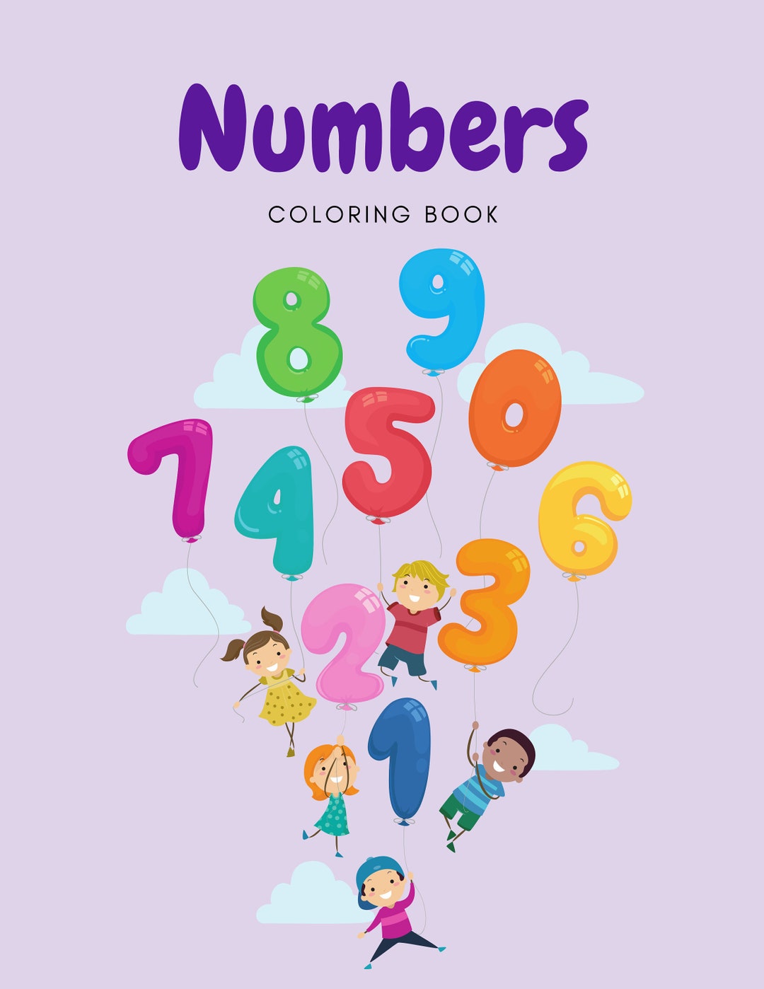 Numbers 1-50 Coloring Book Pre-k & Kindergarten - Etsy