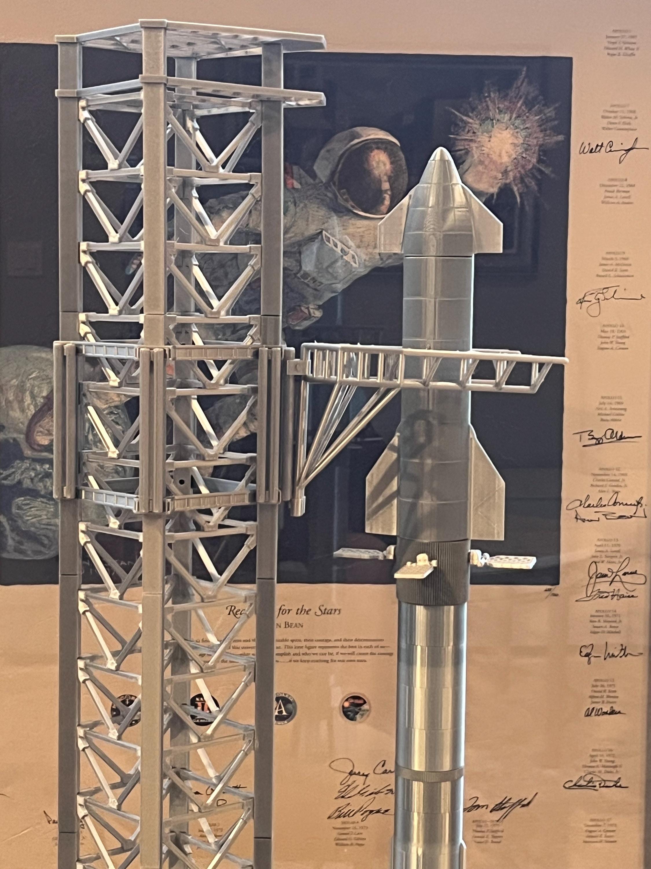 Starship and Mechazilla Launchpad - Etsy