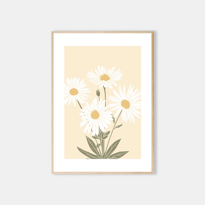 Daisy Print - Etsy