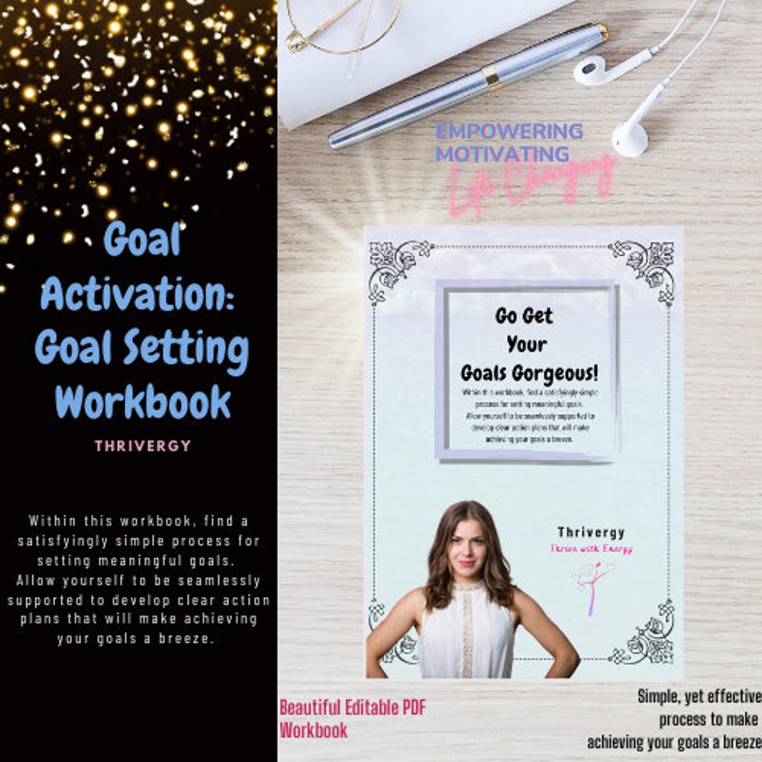 Goal Activation Workbook: Editable Goal Setting (PDF) - Etsy