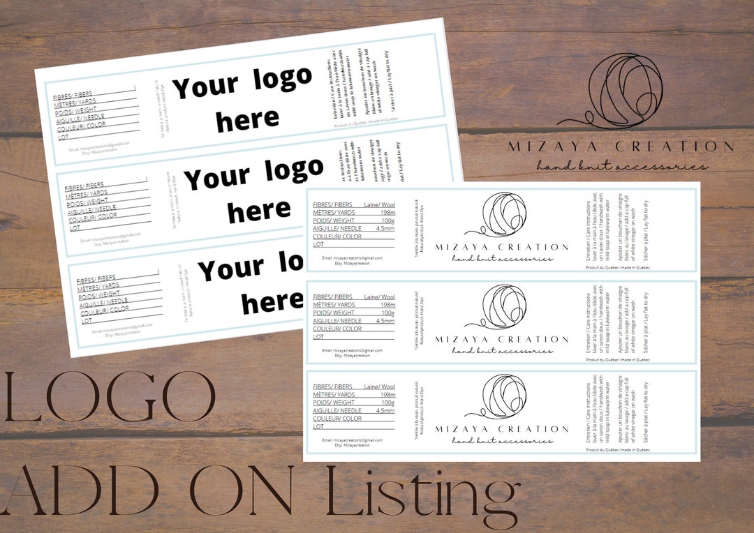 Customized LOGO ADD-ON - Etsy