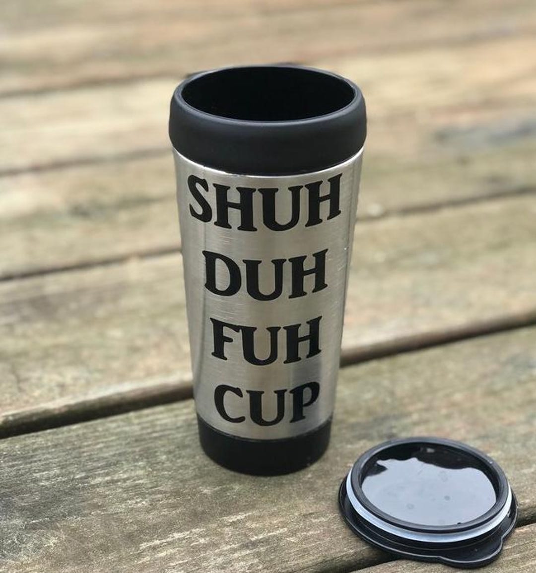 Vinyl Decal: Duh Fuh Cup Funny Decals / Tumbler / Coffee Mug / DIY ...