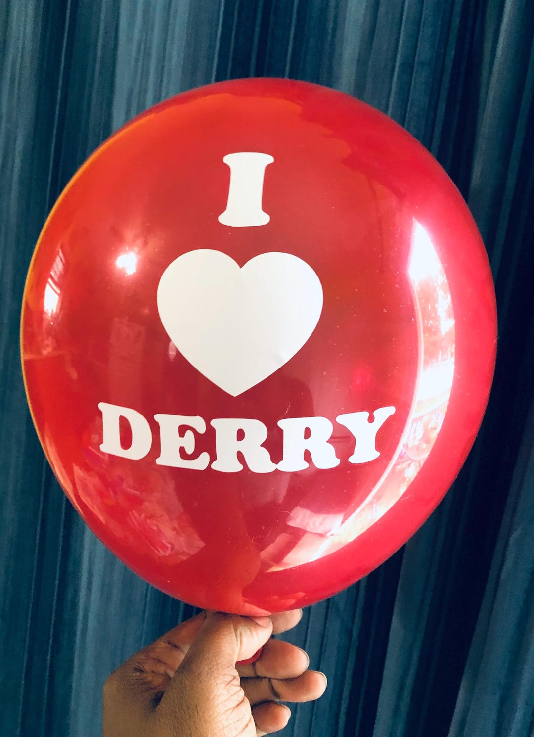 Vinyl Decal: I Love Derry Vinyl Decal/ Balloon Decal / D.I.Y Project (1 ...