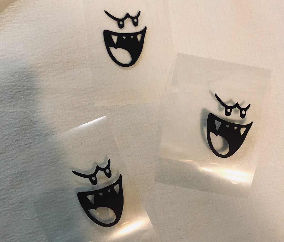 Vinyl Decal: Set of 4 Boo Outline Vinyl Decals (2.25" Wide) Party Favor ...