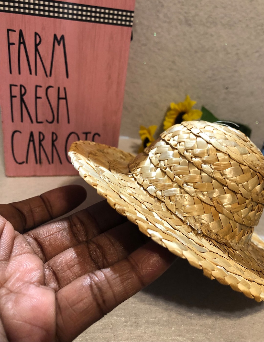 Straw Hat / Craft Hat / Doll Hat / DIY Project - Perfect for Your Next ...