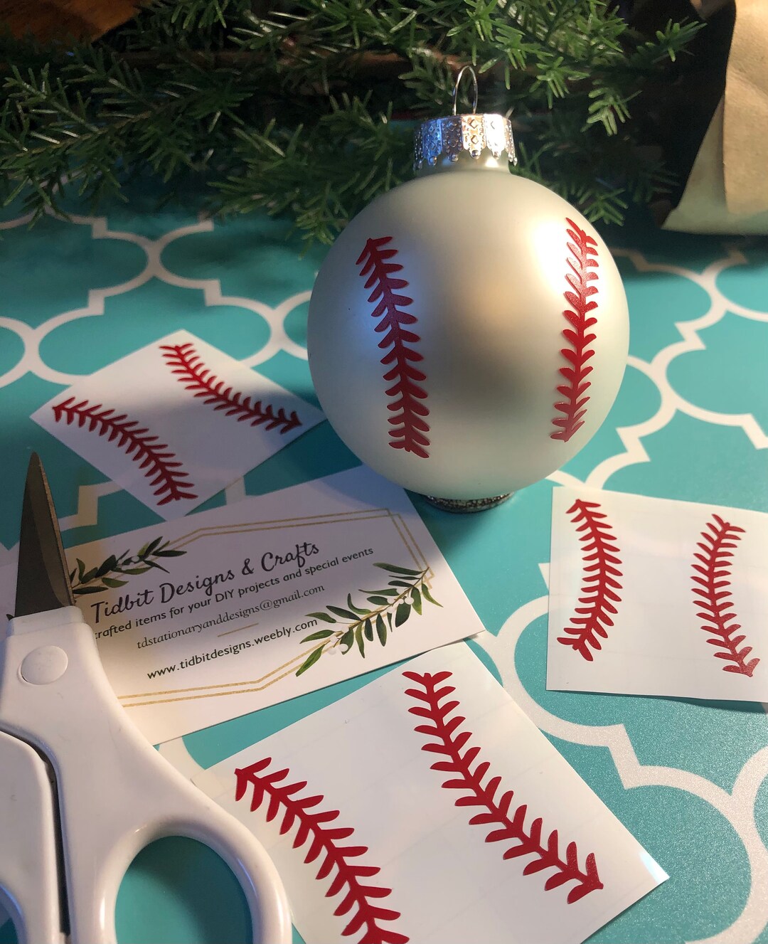 Vinyl Decal: Set of 4 Baseball Stitches Vinyl Decals - Many Colors - Etsy