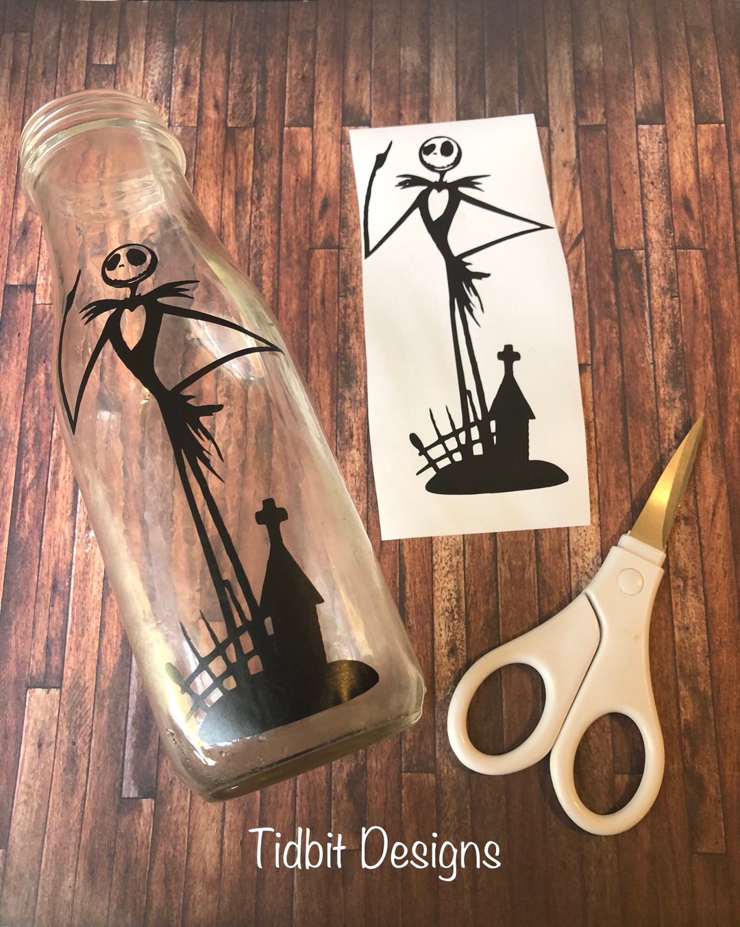 Vinyl Decal: Mr. Nightmare Standing Tall /pumpkin King Vinyl Decal ...