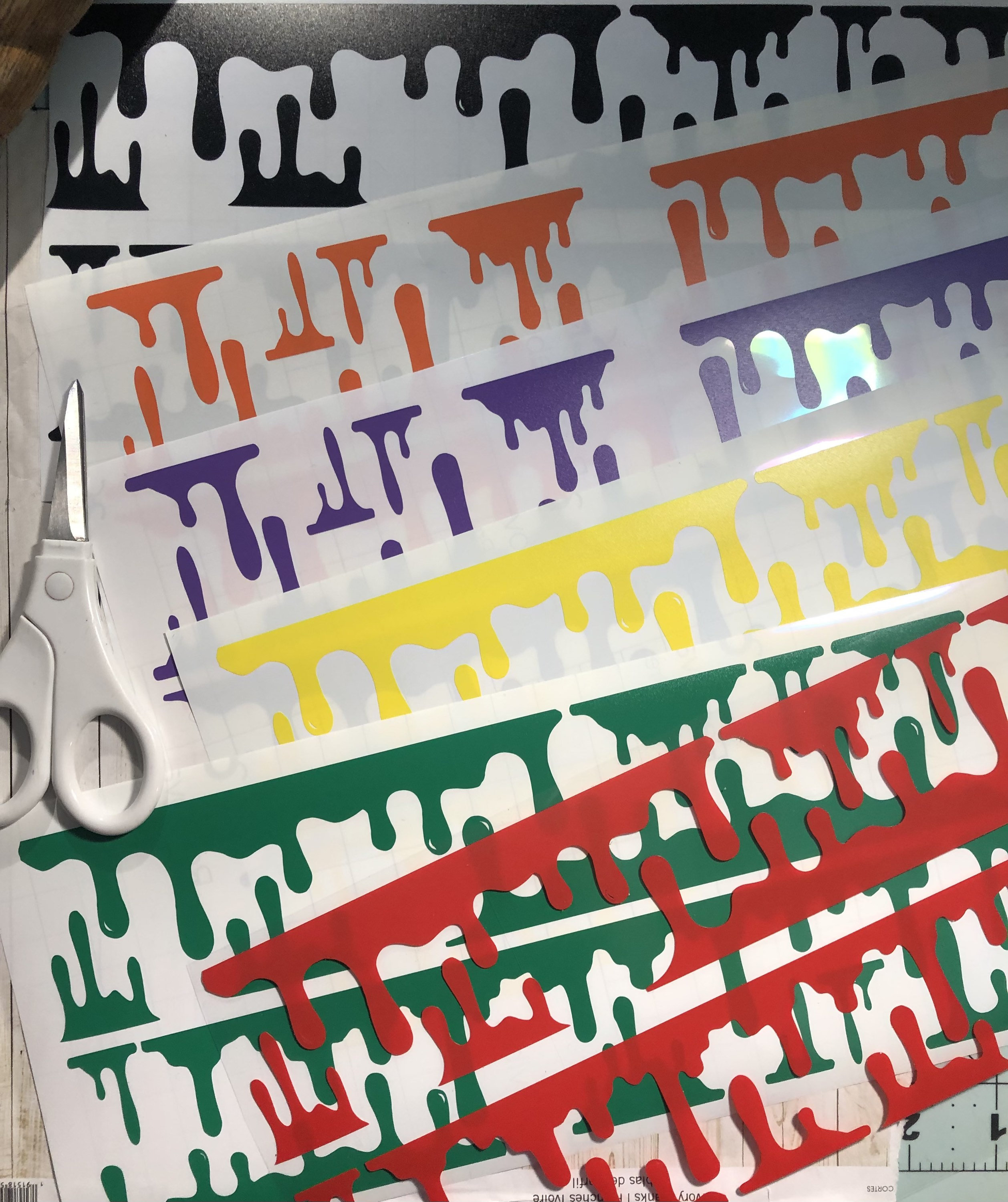 Vinyl Decal: Drips / Slime / Dripping Design / Blood / Creative DIY ...