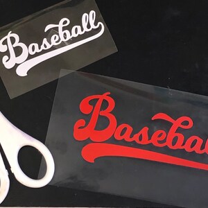 Vinyl Decal: Baseball Vinyl Decal / DIY Project Decal / Sports Fan ...