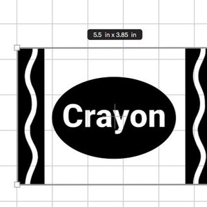 Iron on / HTV: Crayon Iron on Decal / Tshirt / Iron on Decal / DIY ...