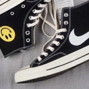 Iron on / HTV: Set of 5 Smiley Face Iron on Decal / T-shirt Design/ Bag ...