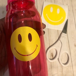 Vinyl Decal: Smiley Face Vinyl Decal / Stickers/ Emoji Smiley / Car ...