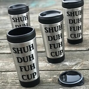 Vinyl Decal: Duh Fuh Cup Funny Decals / Tumbler / Coffee Mug / DIY ...