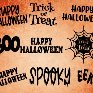 Vinyl Decal: Halloween Vinyl Decal / Custom Name / D.I.Y Project - Etsy