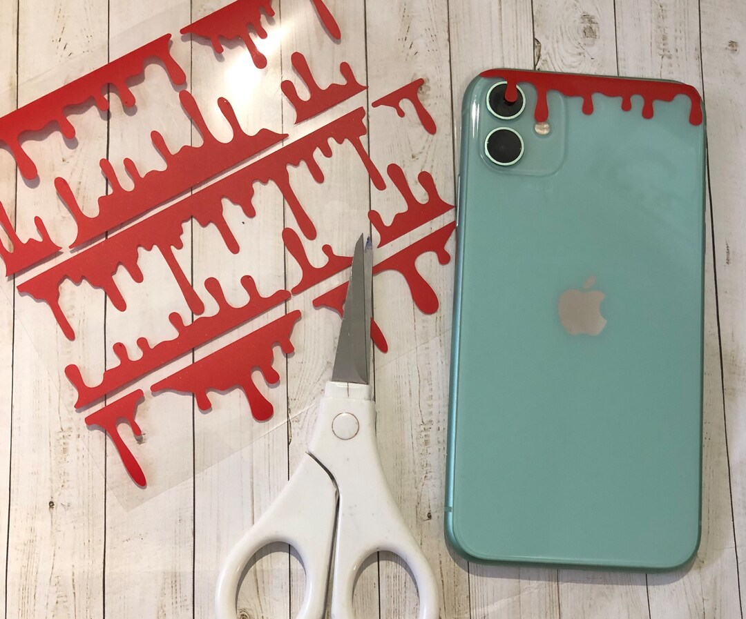 Vinyl Decal: Sheet of Small Crafts Dripping Slime/ Blood / Dripping ...