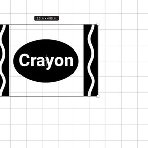 Iron on / HTV: Crayon Iron on Decal / Tshirt / DIY Project /crayon ...