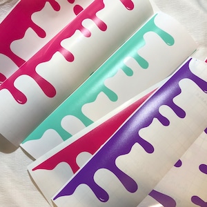 Vinyl Decal: Drips / Slime / Dripping Design / Blood / Creative DIY ...