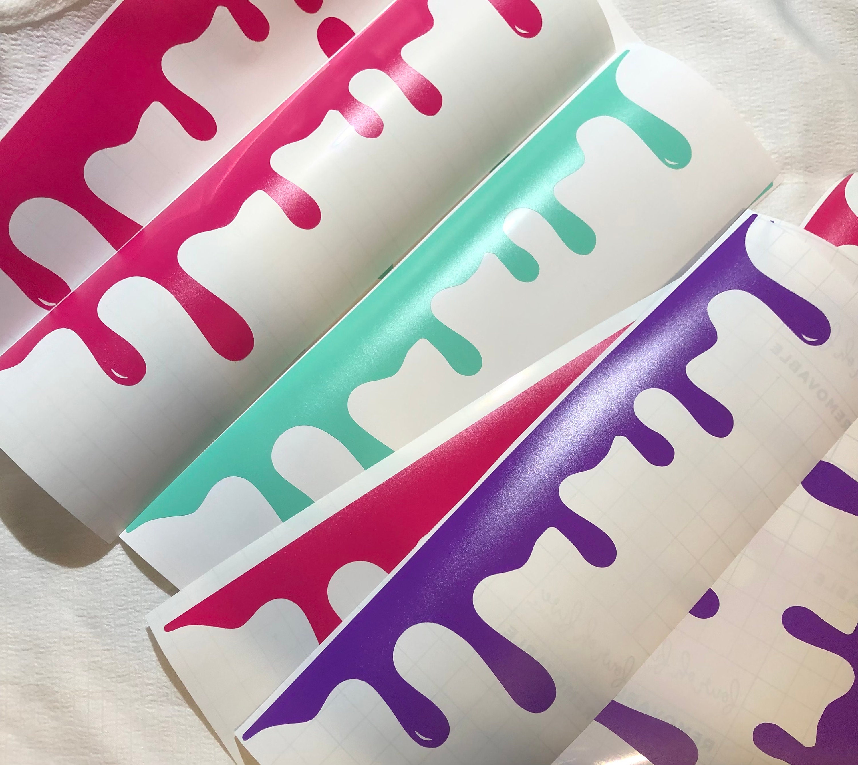 Vinyl Decal: Drips / Slime / Dripping Design / Blood / Creative DIY ...