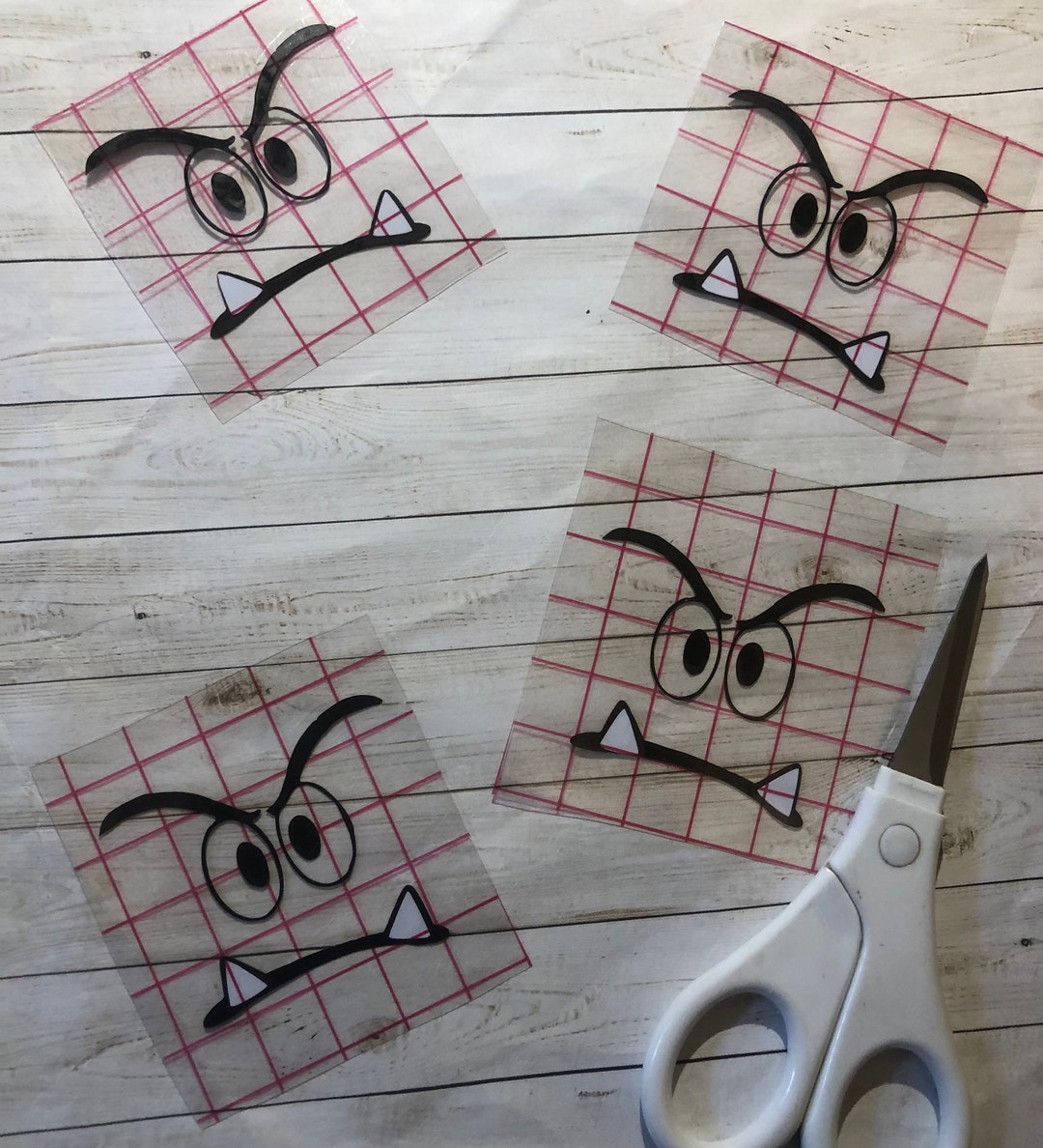 Vinyl Decal: Set of 4 Goomba Vinyl Decals (2.25" Wide) - Etsy