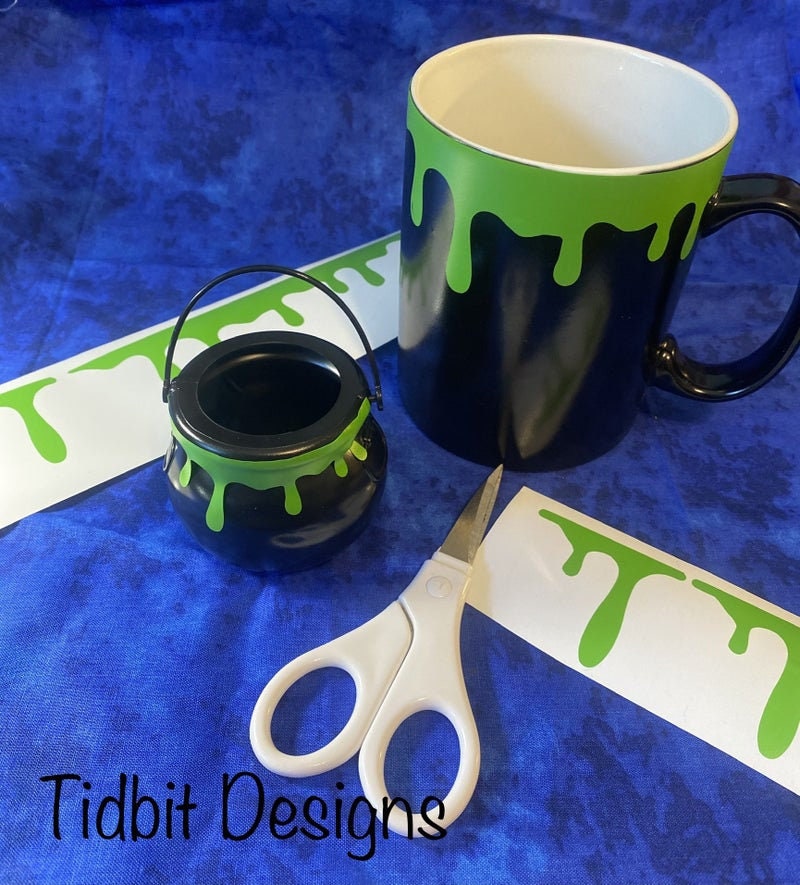 Vinyl Decal: Sheet of Small Crafts Dripping Slime/ Blood / Dripping ...