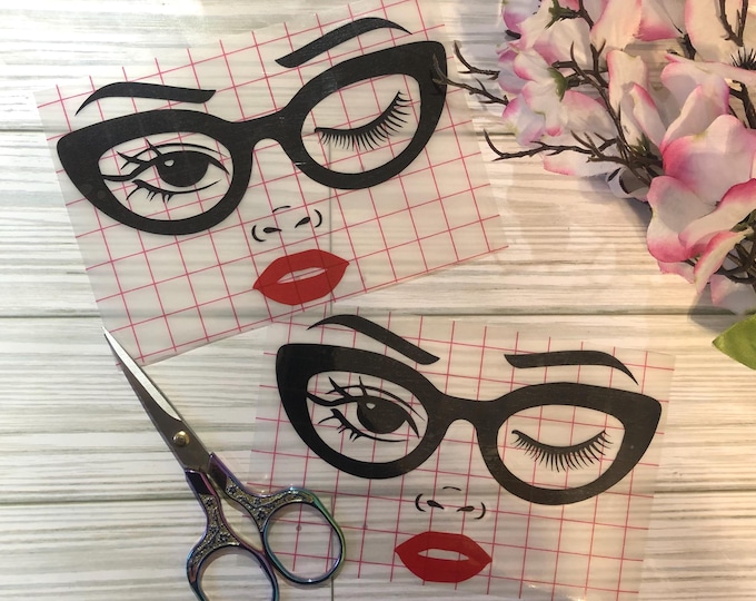 Vinyl Decal: Flower Pot Face / Fishbowl DIY / Clay / Flower Pot DIY ...