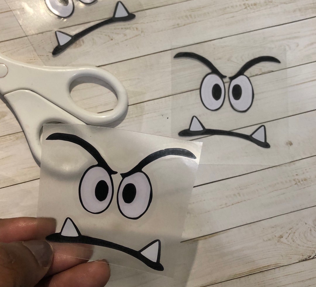 Vinyl Decal: Set of 4 Goomba Vinyl Decals (2.25" Wide) - Etsy