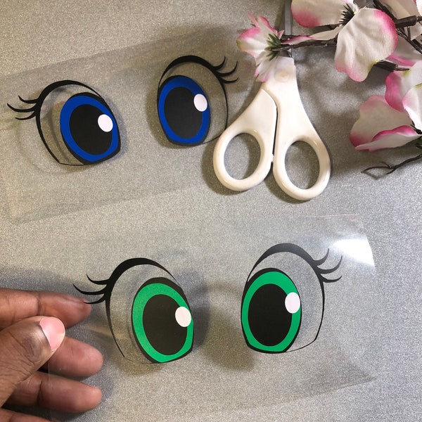 Flower Pot Faces Decals - Etsy