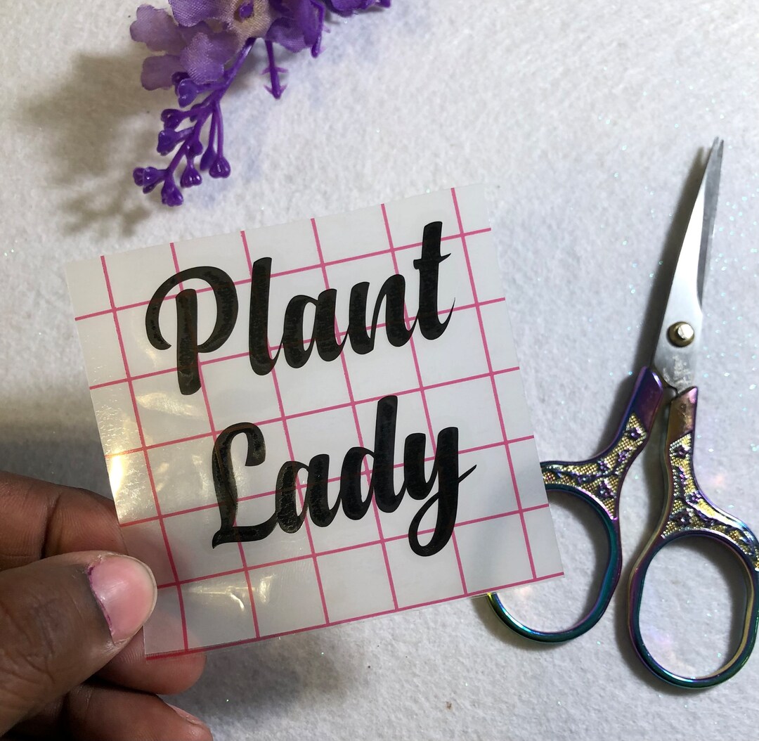 Vinyl Decal: Plant Lady Vinyl Decal Design Decal (1 Decal) - Etsy