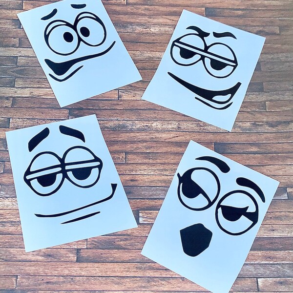 Face Decals - Etsy