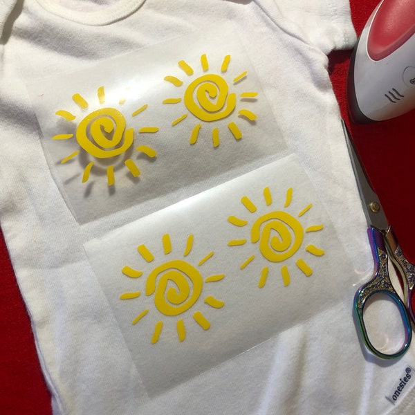 Sun Clothing Decal - Etsy