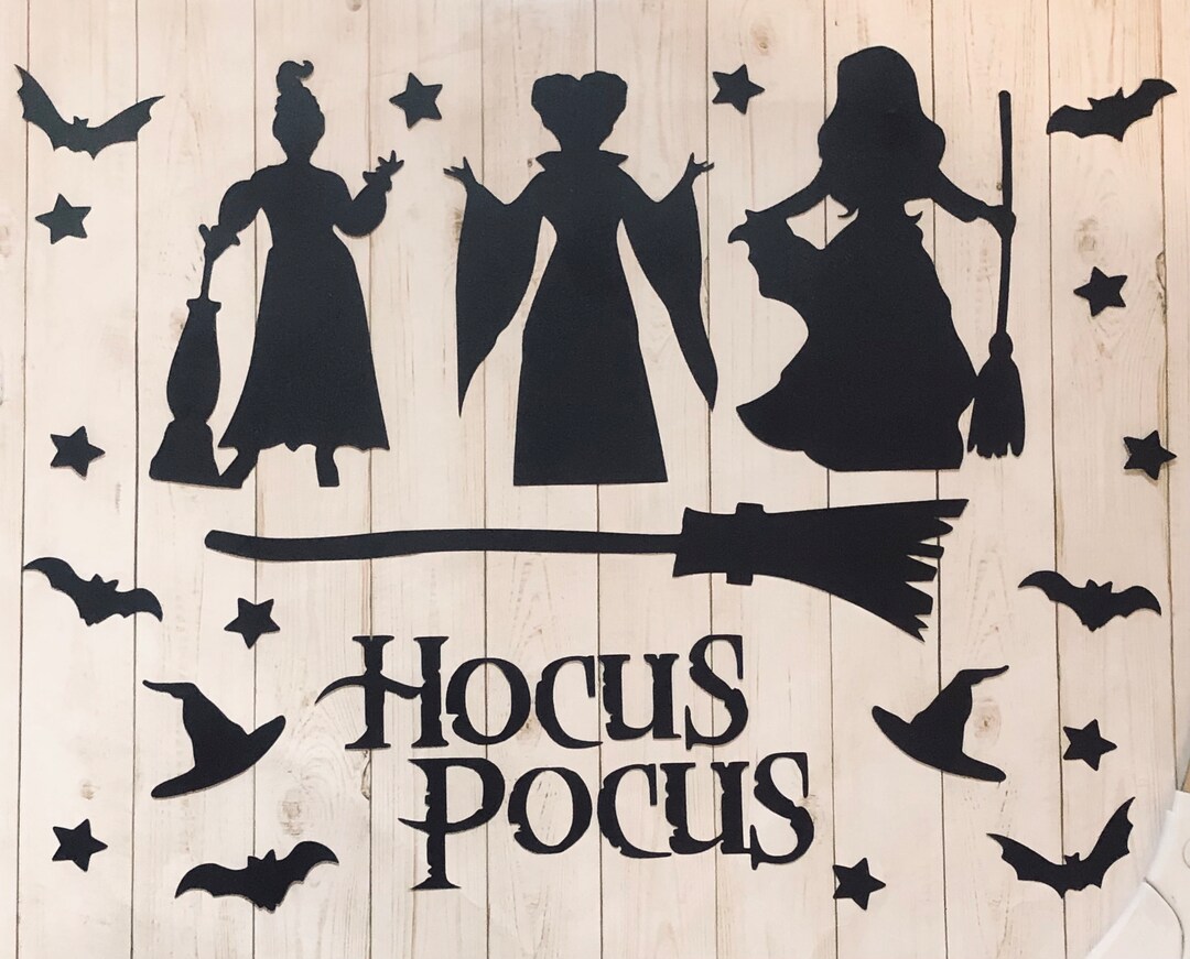 Vinyl Decal: Sheet of Halloween Witches Magic Vinyl Decals / D.I.Y ...