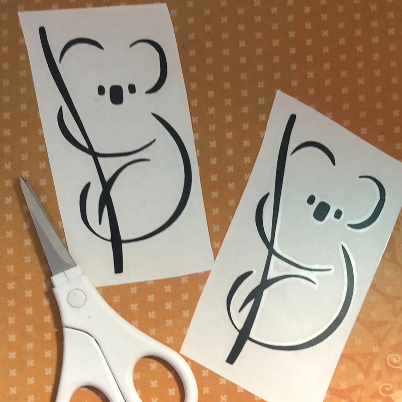 Koala Vinyl Decal - Etsy