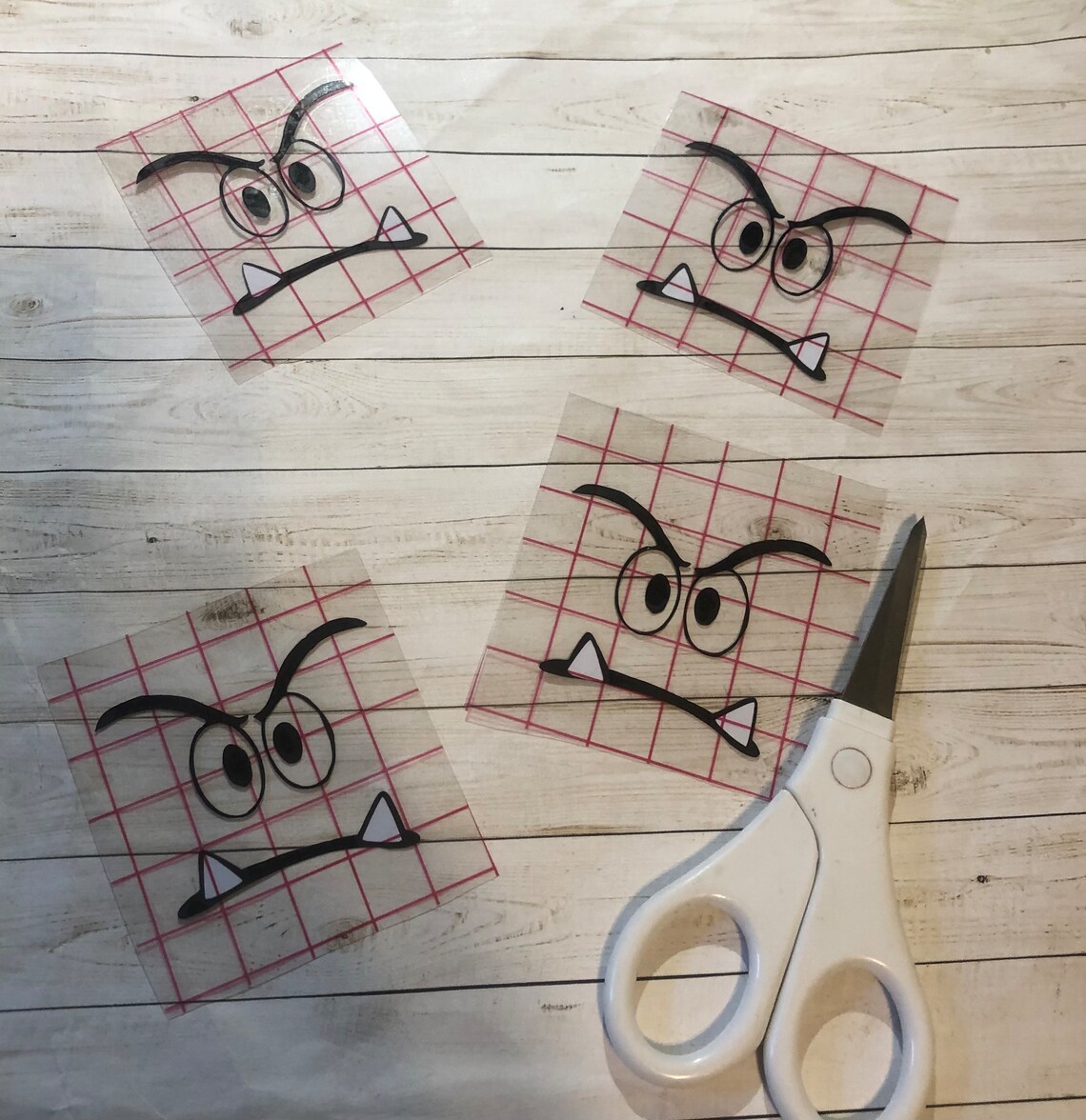 Vinyl Decal: Set of 12 Goomba Vinyl Decals (2.25" Wide) - Etsy